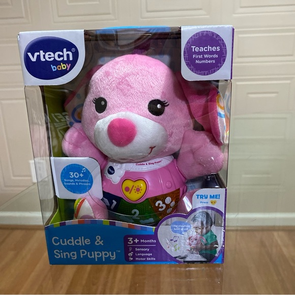 vtech | Toys | Brand New Vtech Baby Cuddles Sing Puppy Up Teaches First ...